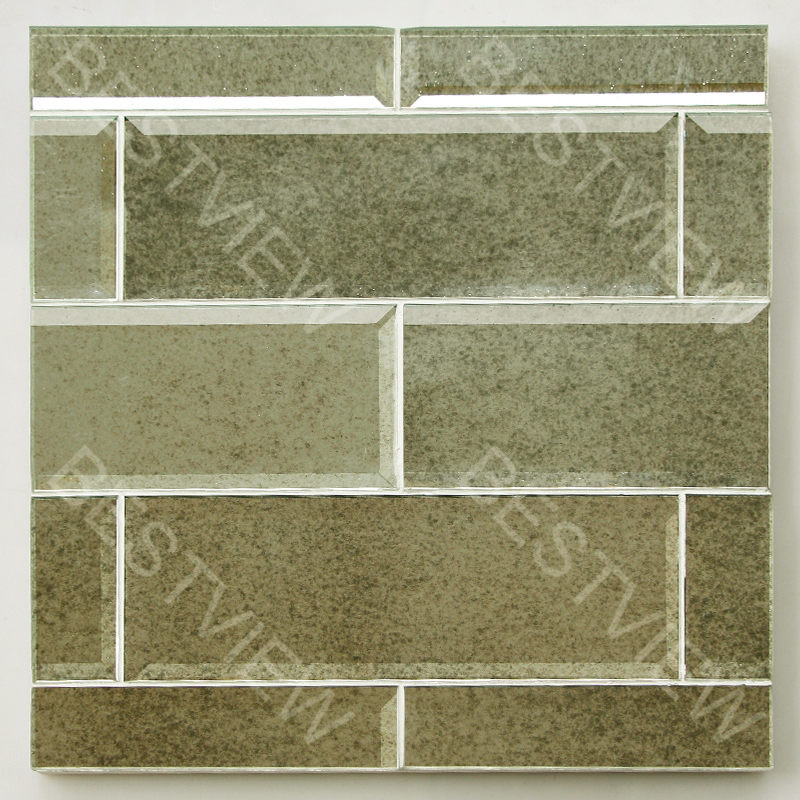 Antique Mirror Glass Tile - Beveled Glass Tile - Buy Glass Tile ...